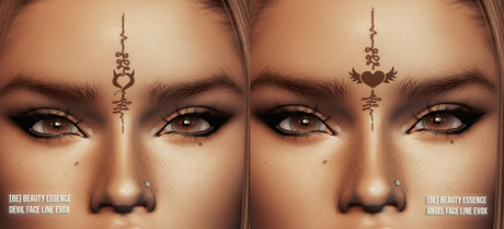 Second Life Marketplace - [BE] Beauty Essence Angel & Devil COMBO Face ...